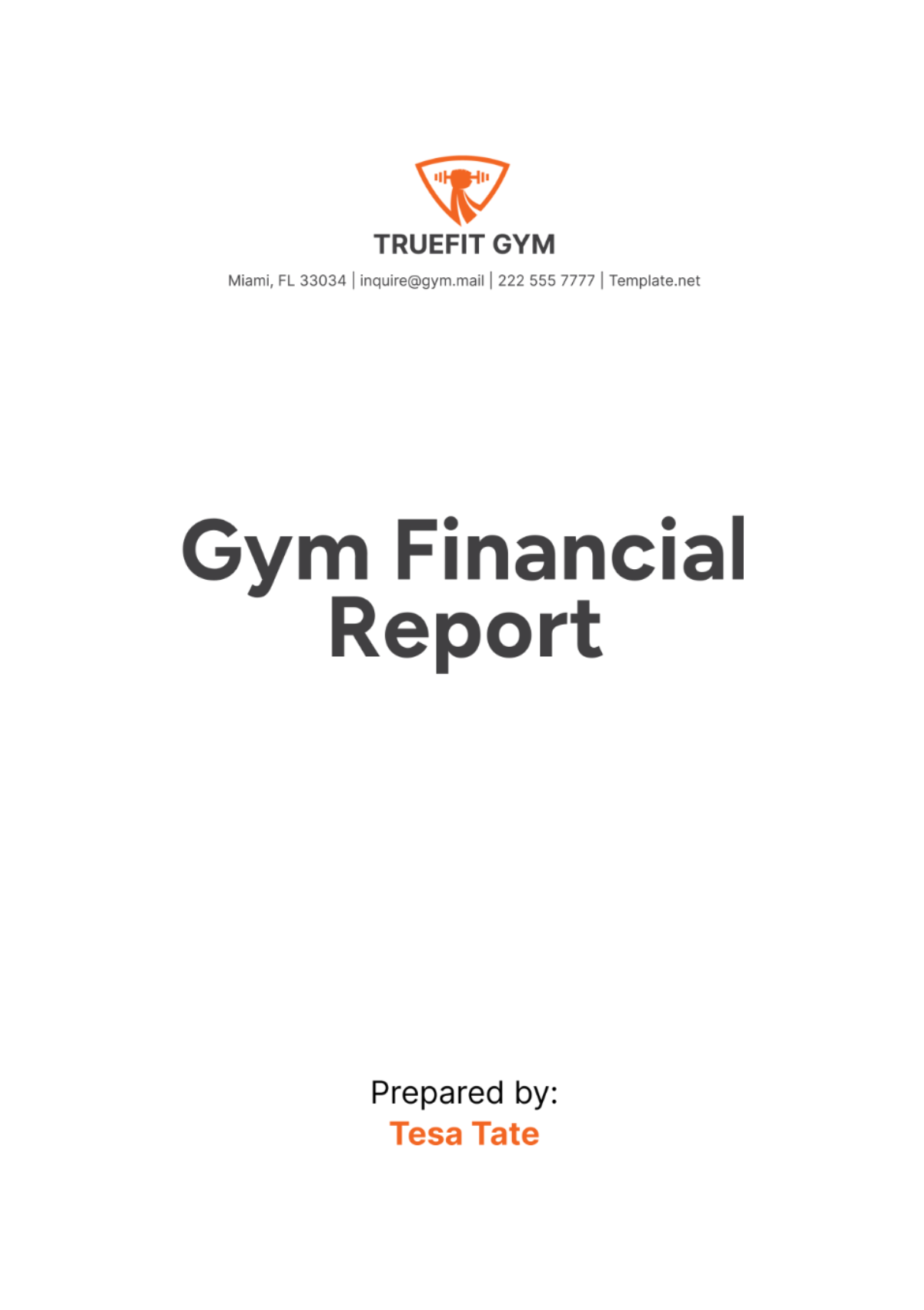 Free Half Yearly Financial Report Template To Edit Online