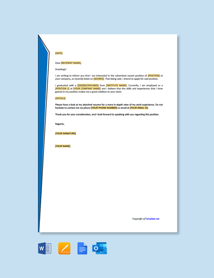 Letter of Intent for Job within Same Company Template - Google Docs ...