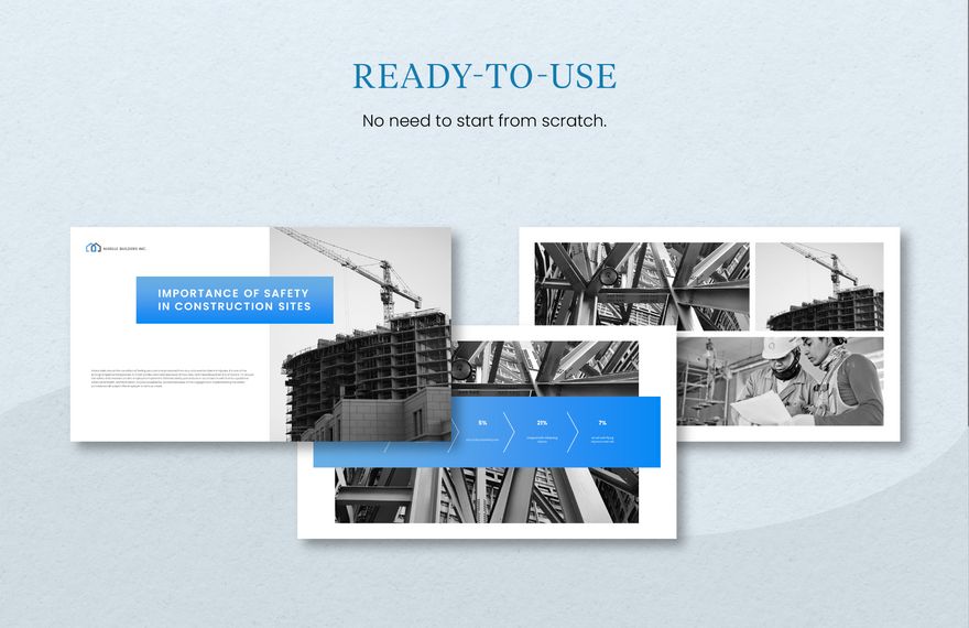 Construction Site Safety Presentation Template - Download in Google ...