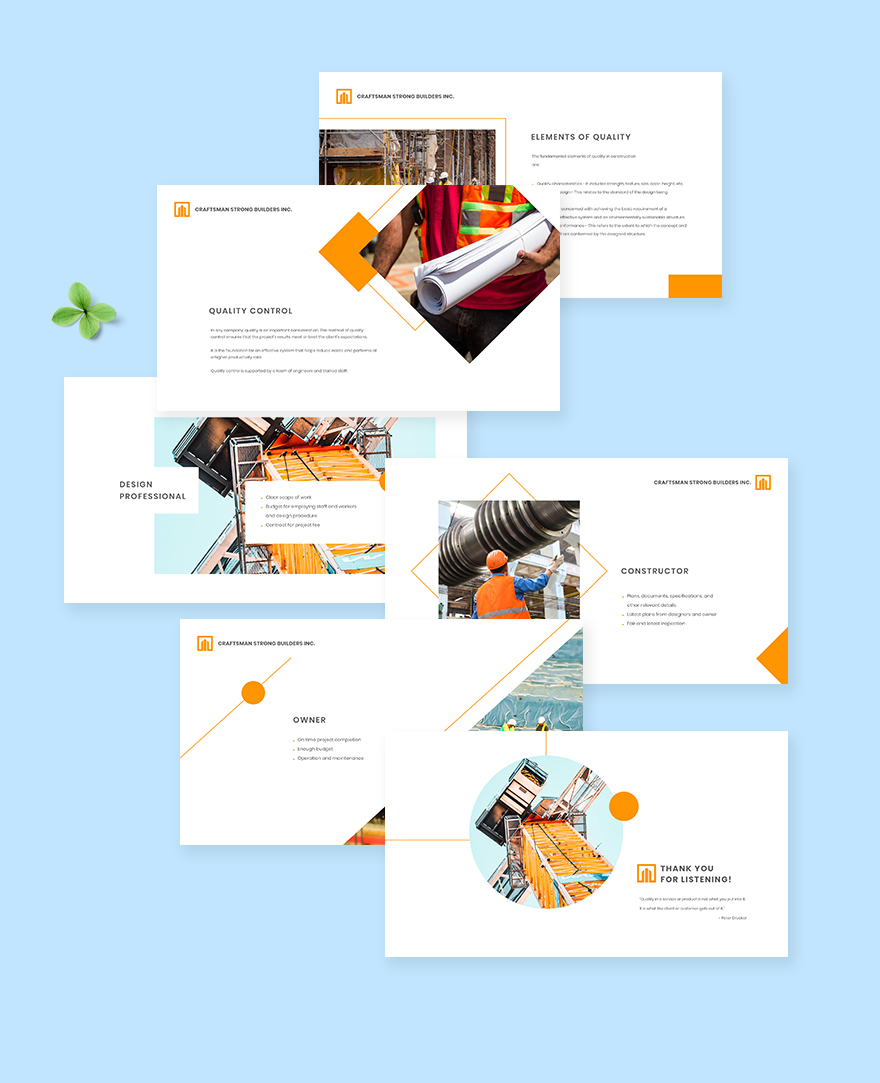 Construction Quality Control Presentation Template - Apple Keynote ...