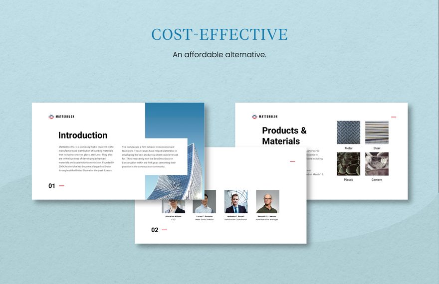 Construction Project Presentation Template - Download in PowerPoint ...