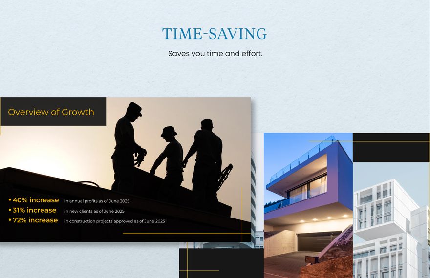 Construction Management Presentation Template - Download in PowerPoint ...