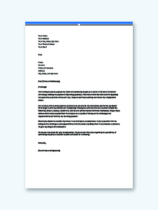Free Teaching Job Application Letter Template in Microsoft Word, Apple ...