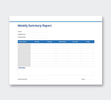 Employee Weekly Report Template in Microsoft Word, PDF | Template.net