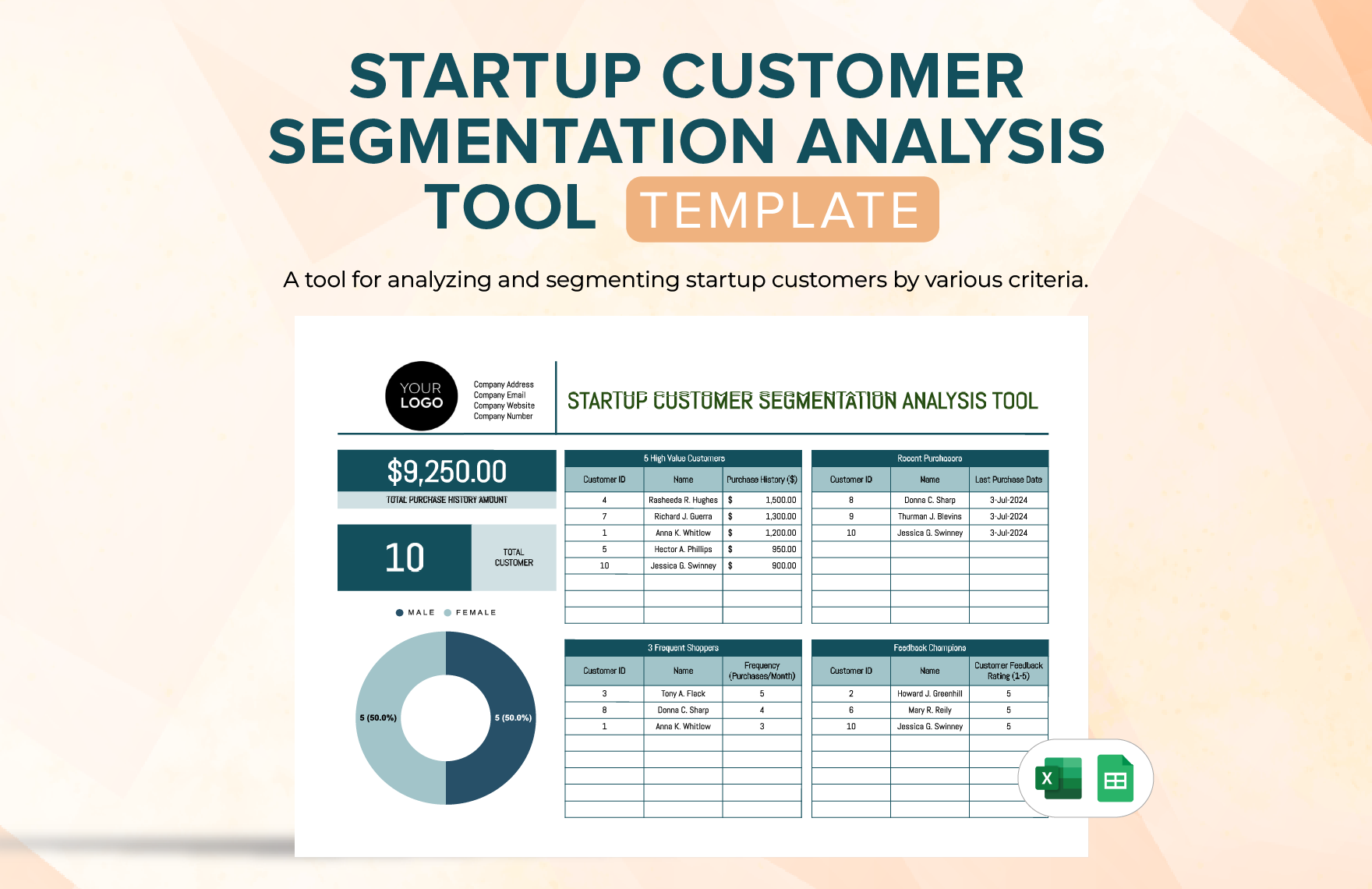 Free Editable Market Templates In Excel To Download Free Editable Market Templates In Excel To Download