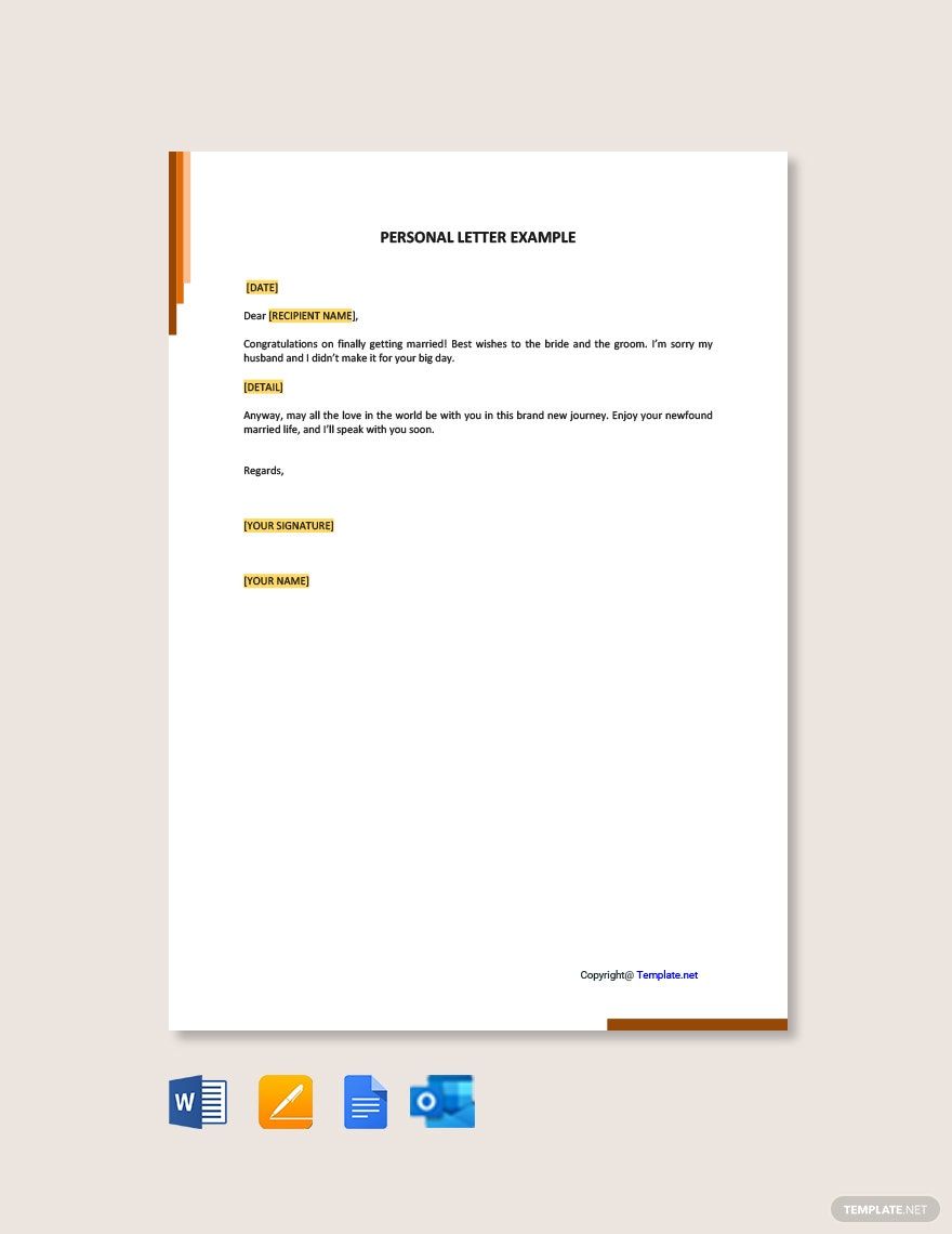 Personal Letter Example Download In Word Google Docs PDF Apple Personal Letter Example Download In Word Google Docs PDF Apple