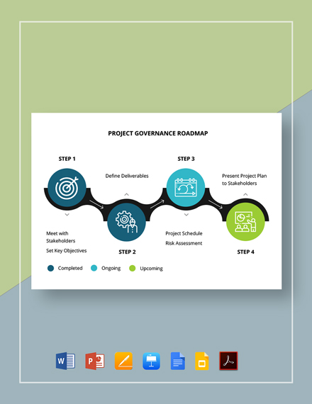 FREE Simple Project Roadmap Template - PDF | Word (DOC) | Excel | Apple ...