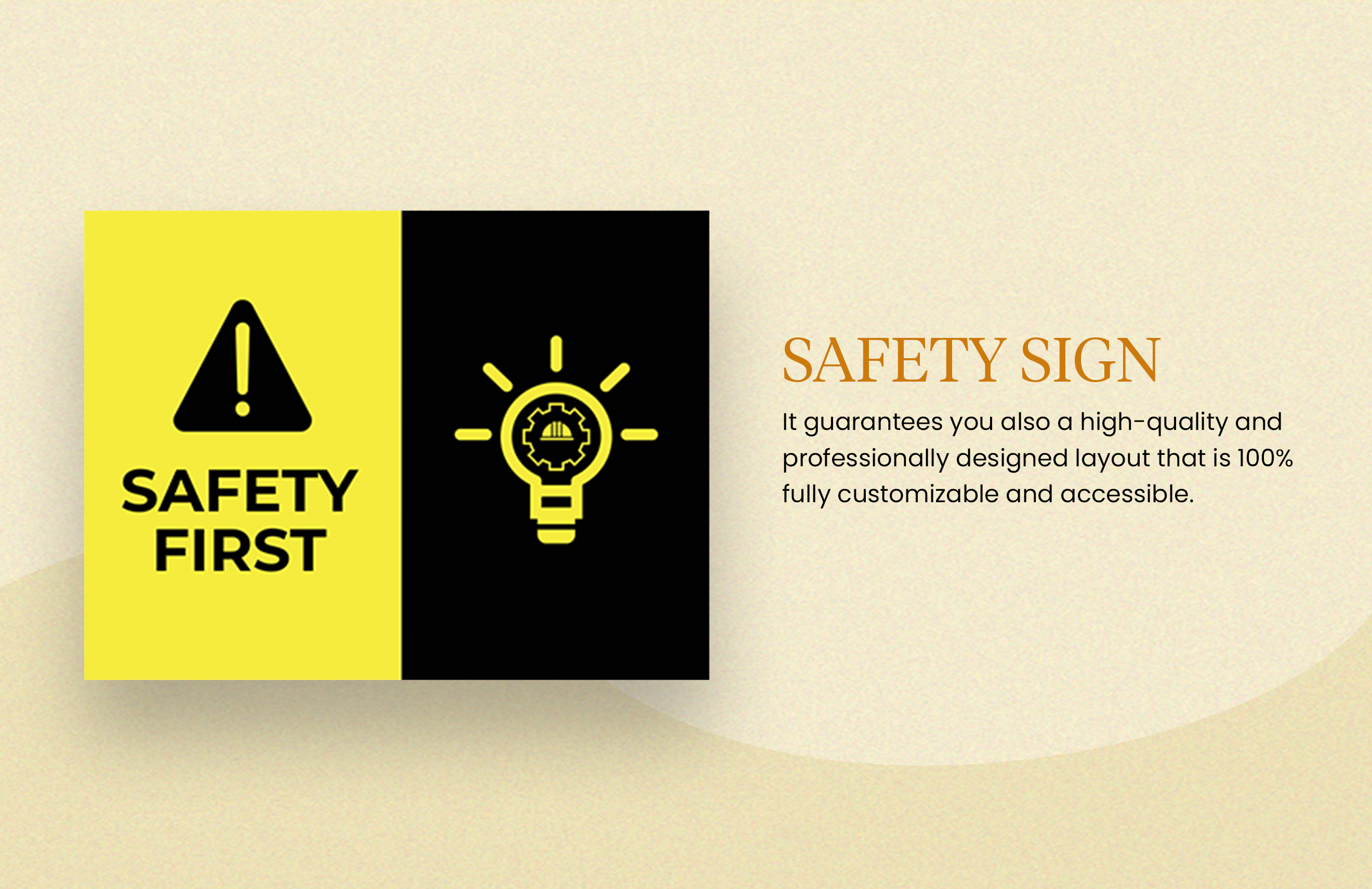 Caution Sign Template Microsoft Word