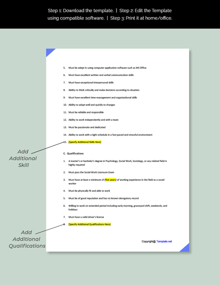 Clinical Social Worker Job Ad Description Template Google Docs Word Template clinical-social-worker-job-ad-description-template-google-docs-word-template