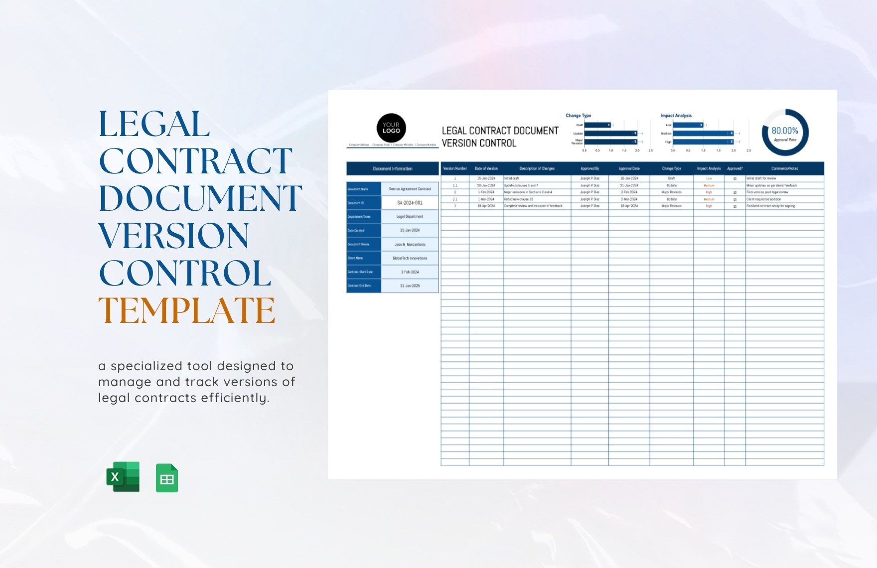 Free Contract Templates In Excel To Download