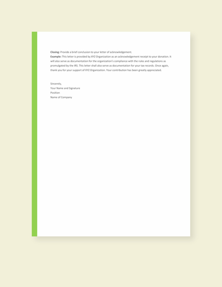 18+ Sample Acknowledgement Letters - Free PDF, Word Format Download