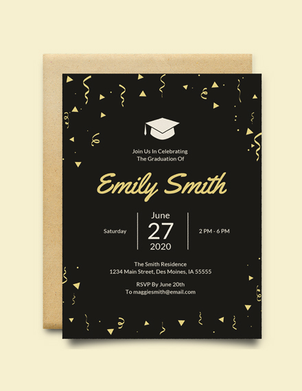 FREE Graduation Invitation Template Download 517 Invitations In PSD 