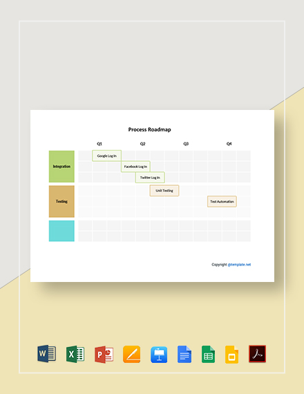 FREE Simple Application Roadmap Template - PDF | Word (DOC) | Apple ...
