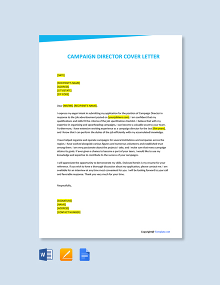 7 Campaign Letter Templates Free Downloads Template 7-campaign-letter-templates-free-downloads-template
