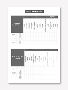 Daily Production Schedule Template in Microsoft Word | Template.net
