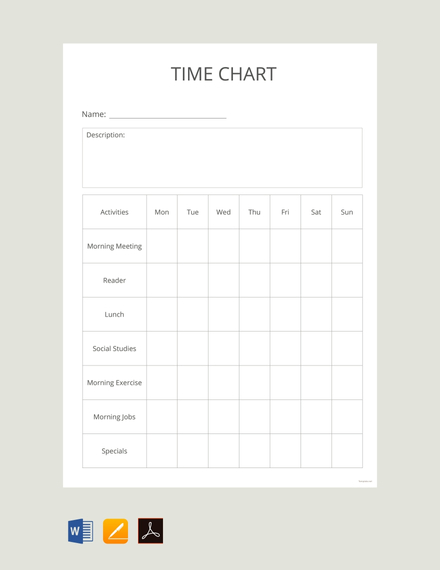 FREE Sample Chart Templates - Microsoft Word (DOC) | Template.net