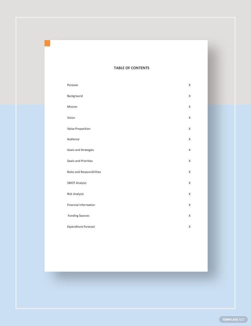 Marketing Development Plan Template - Google Docs, Word, Apple Pages ...