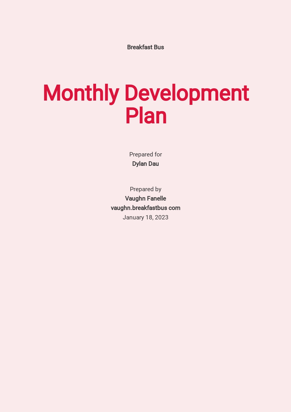 Monthly Sales Plan Template [Free PDF] - Google Docs, Word | Template.net