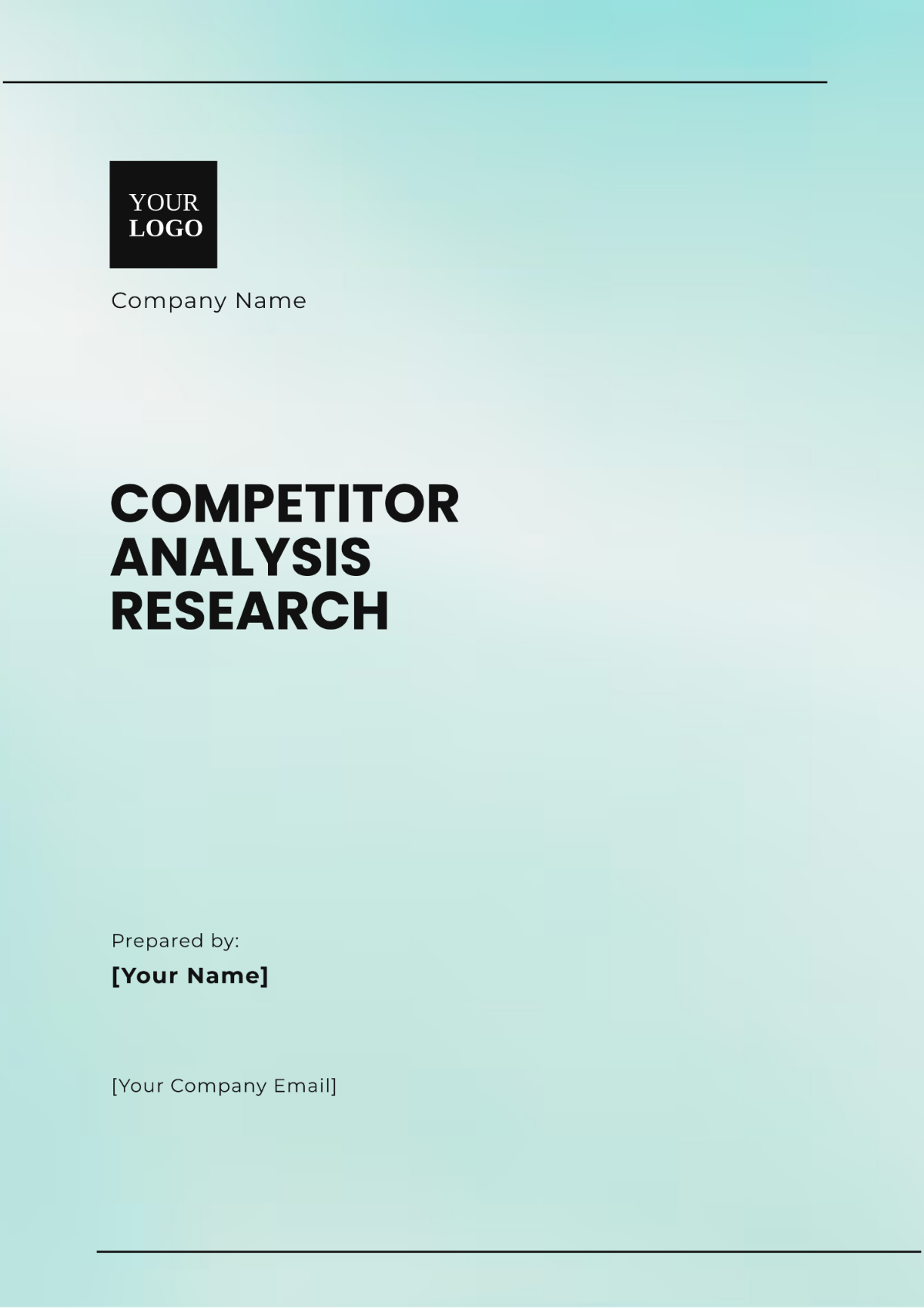 Free Competitor Analysis Templates To Edit Online Free Competitor Analysis Templates To Edit Online