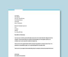 Free Resignation Retraction Letter Template in Microsoft Word, Apple ...