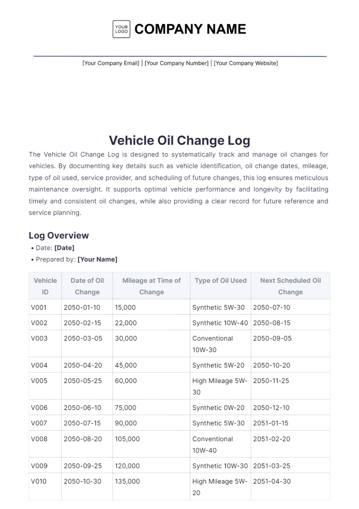 Free Change Log Templates Editable And Printable Free Change Log Templates Editable And Printable