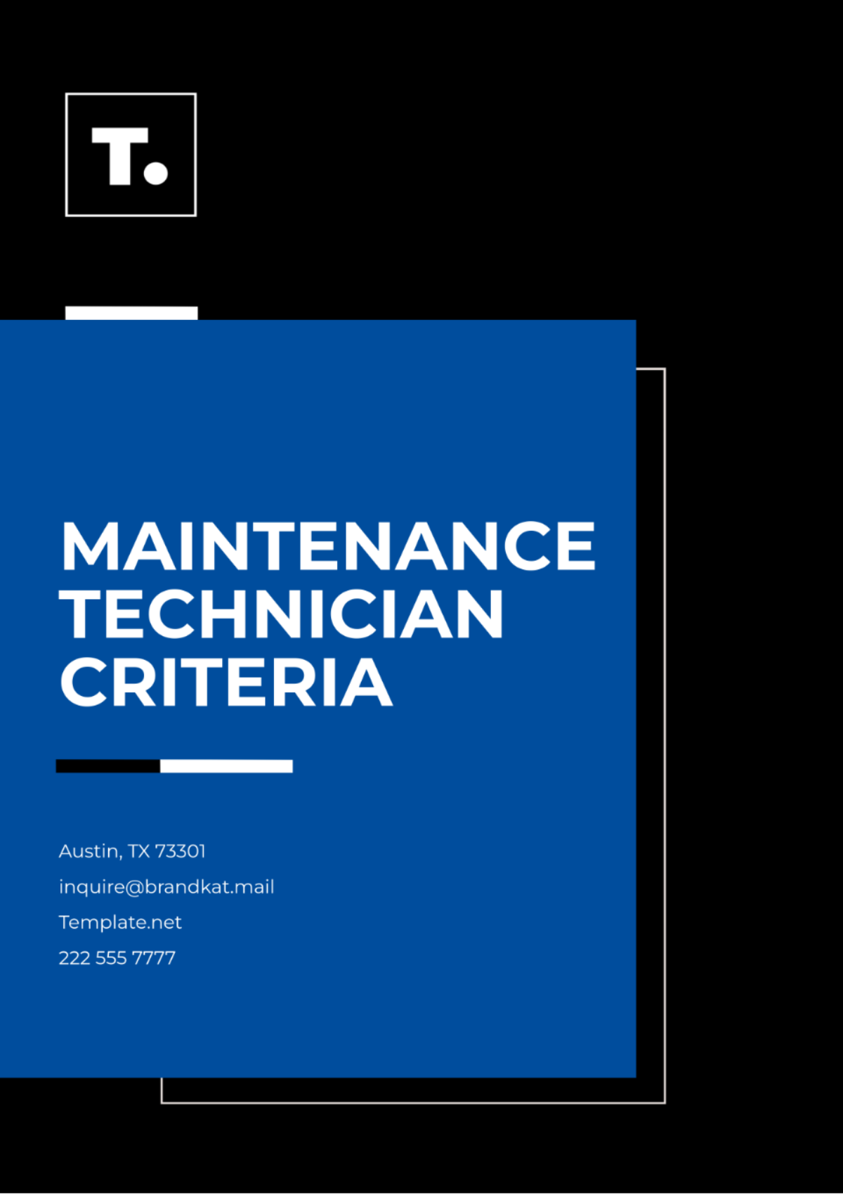 Free Maintenance Technician Criteria Template To Edit Online Free Maintenance Technician Criteria Template To Edit Online