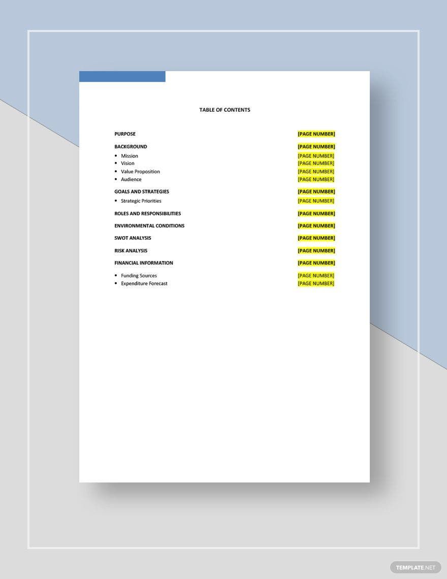 Social Development Plan Template Google Docs Word Apple Pages
