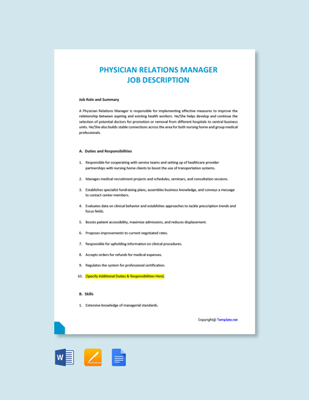 FREE Physician Office Manager Cover Letter Template - Word | Google Doc ...