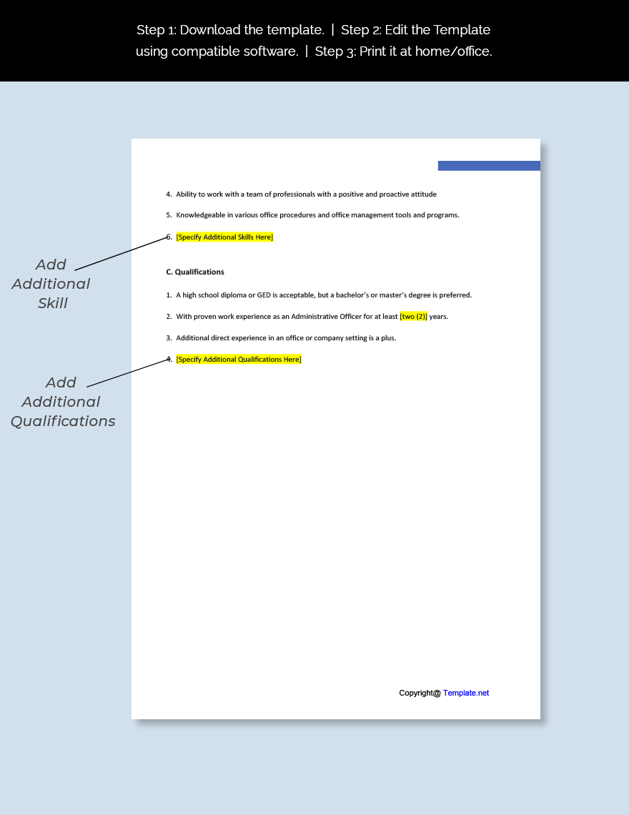 Administrative Officer Job Description Google Docs Word Apple Pages Template administrative-officer-job-description-google-docs-word-apple-pages-template
