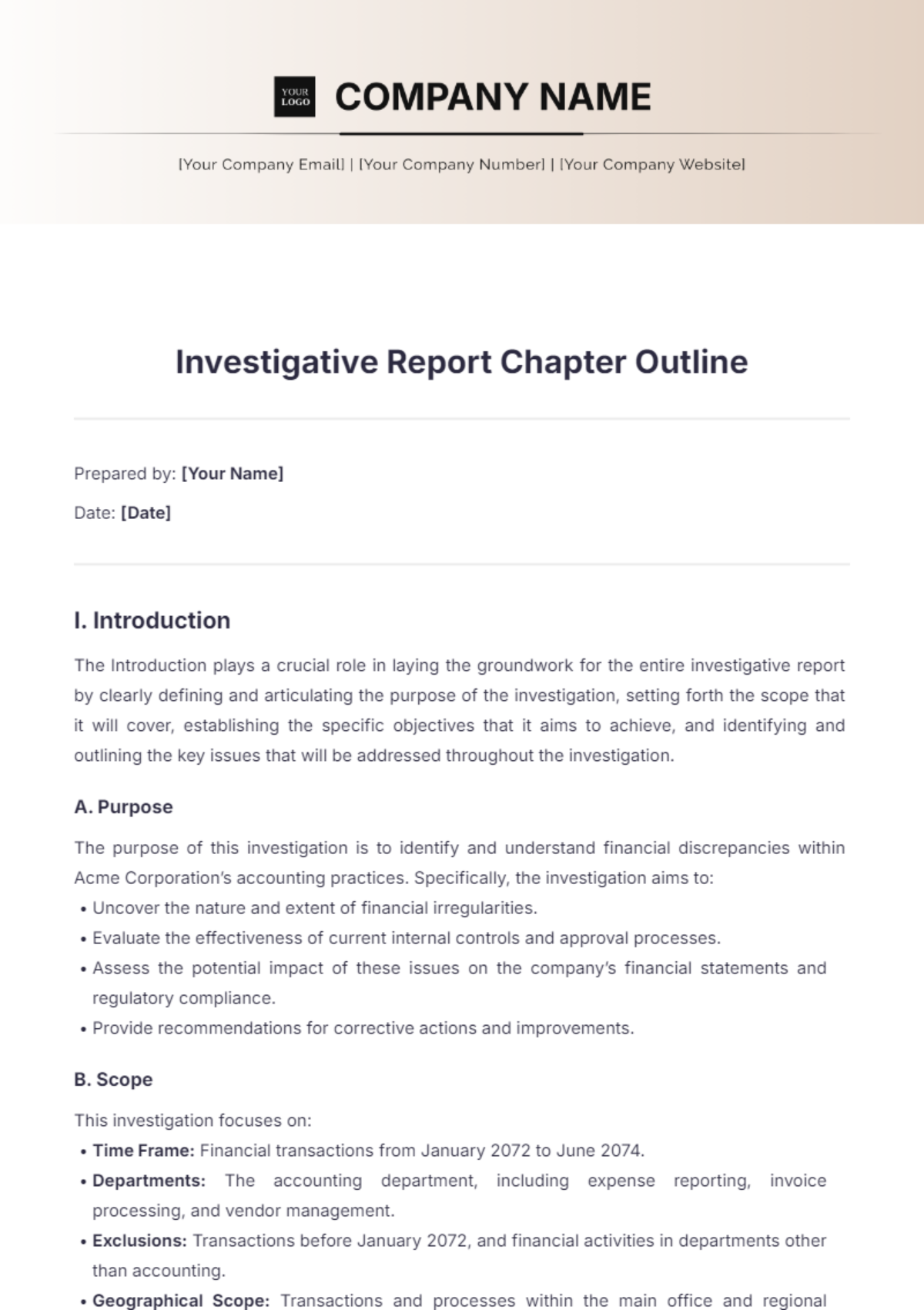 Free Due Diligence Report Sample Template To Edit Online Free Due Diligence Report Sample Template To Edit Online