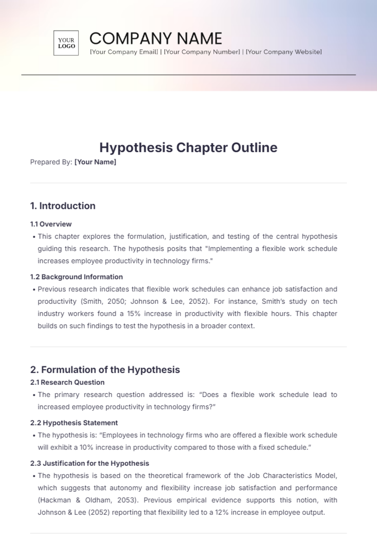 Free Chapter Templates To Edit Online Print