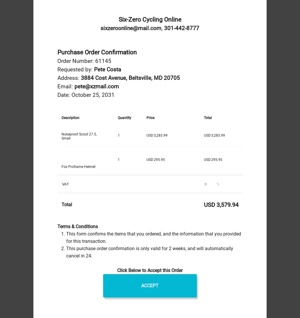Free Customer Order Confirmation Template Pdf Word Doc Excel