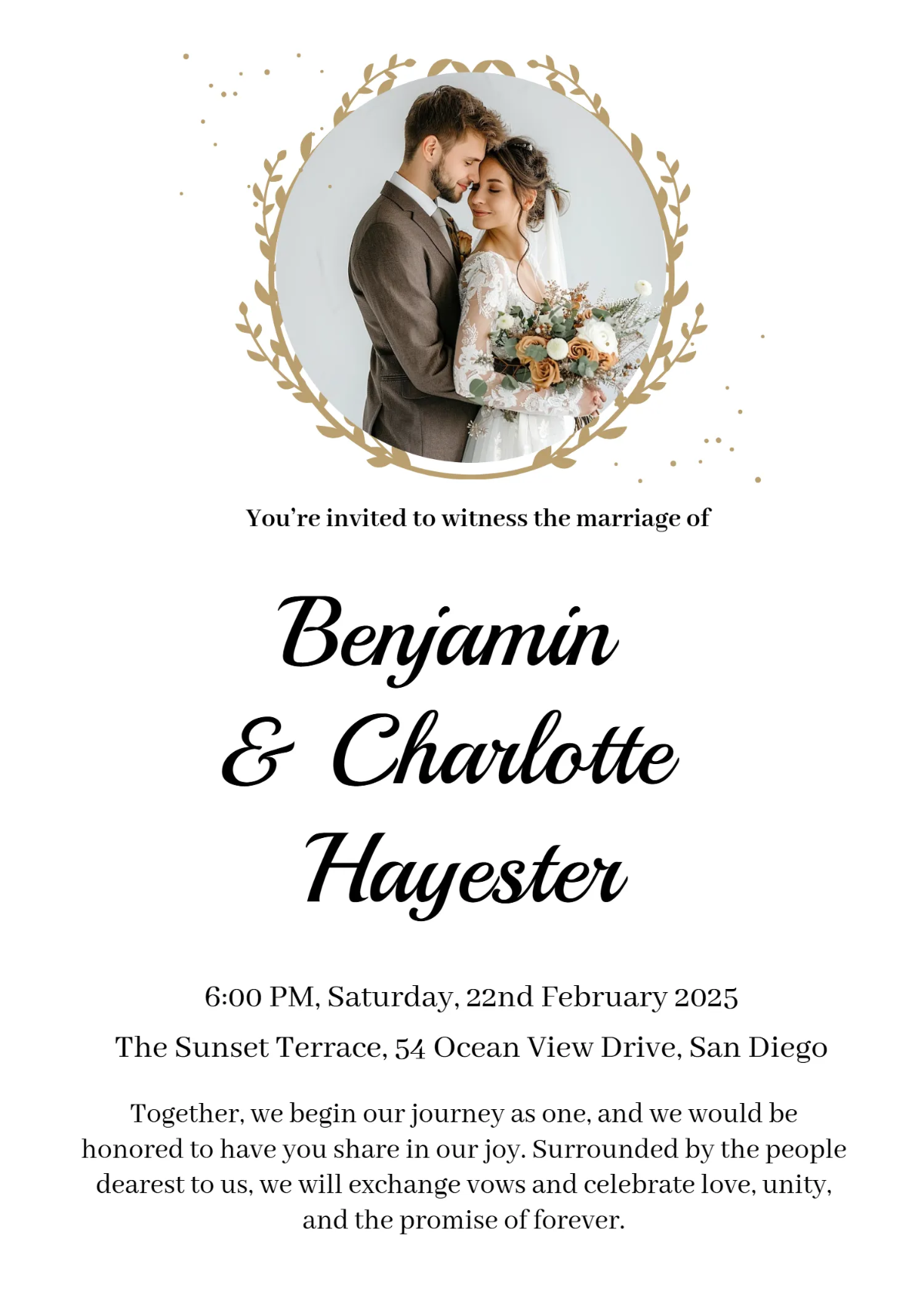 Free Christian Wedding Invitation Template To Edit Online Free Christian Wedding Invitation Template To Edit Online