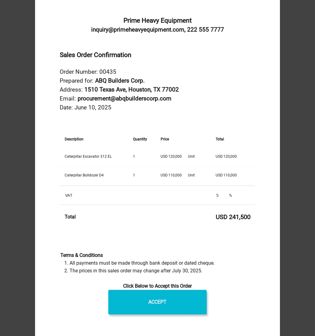 Free Customer Order Confirmation Template Pdf Word Doc Excel
