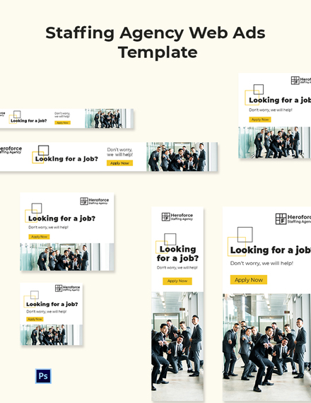 Freelance Web Ads Template - PSD | Template.net