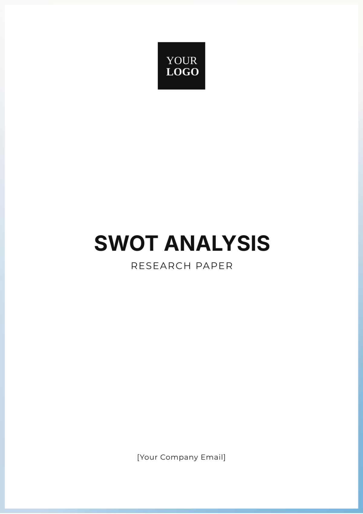 Free Swot Analysis Templates Editable And Printable Free Swot Analysis Templates Editable And Printable