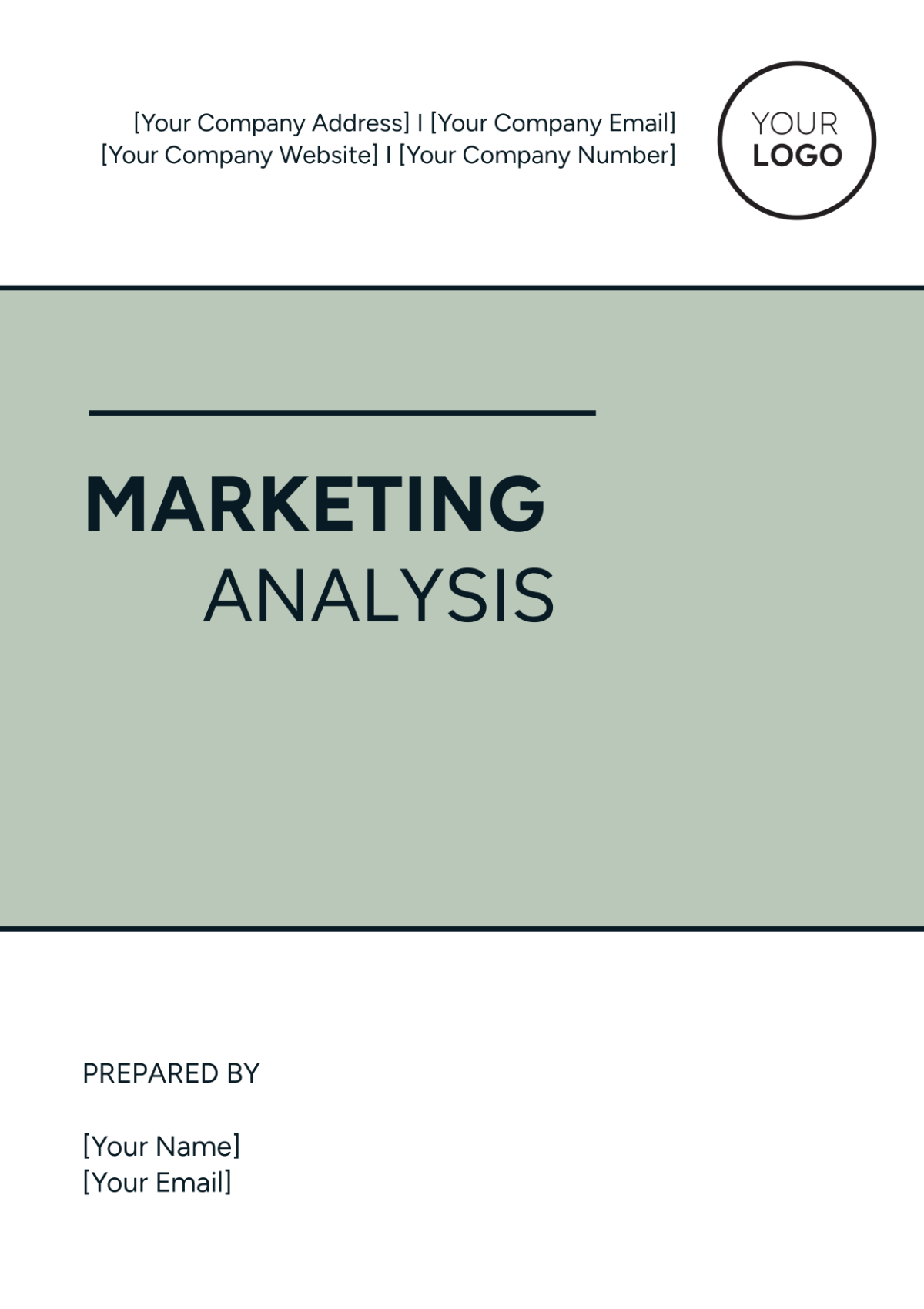 Marketing Analysis Template - Edit Online & Download Example | Template.net