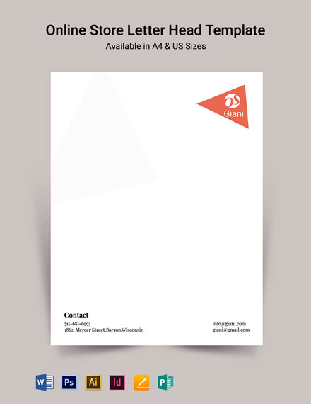 Free Optical Store Letterhead Template - Illustrator, PSD | Template.net