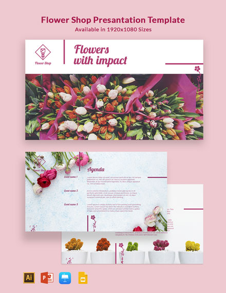Flower Shop Presentation Template
