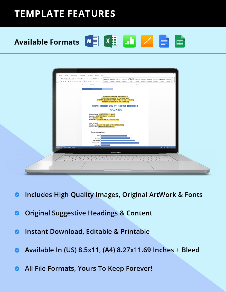 Project Budget Tracking Template - Download in Word, Google Docs, Excel ...