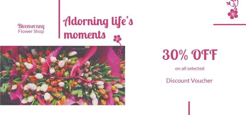 Free Flower Shop Voucher Template