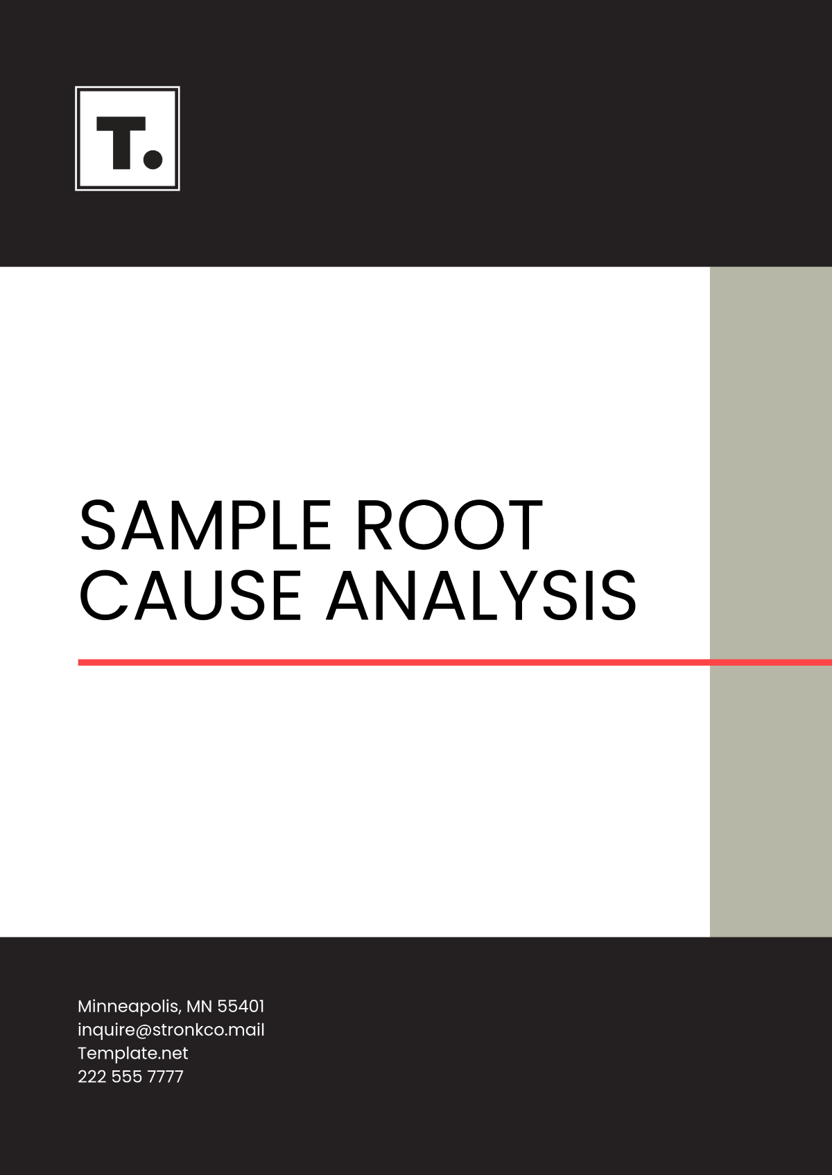 Free Sample Root Cause Analysis Template To Edit Online Free Sample Root Cause Analysis Template To Edit Online