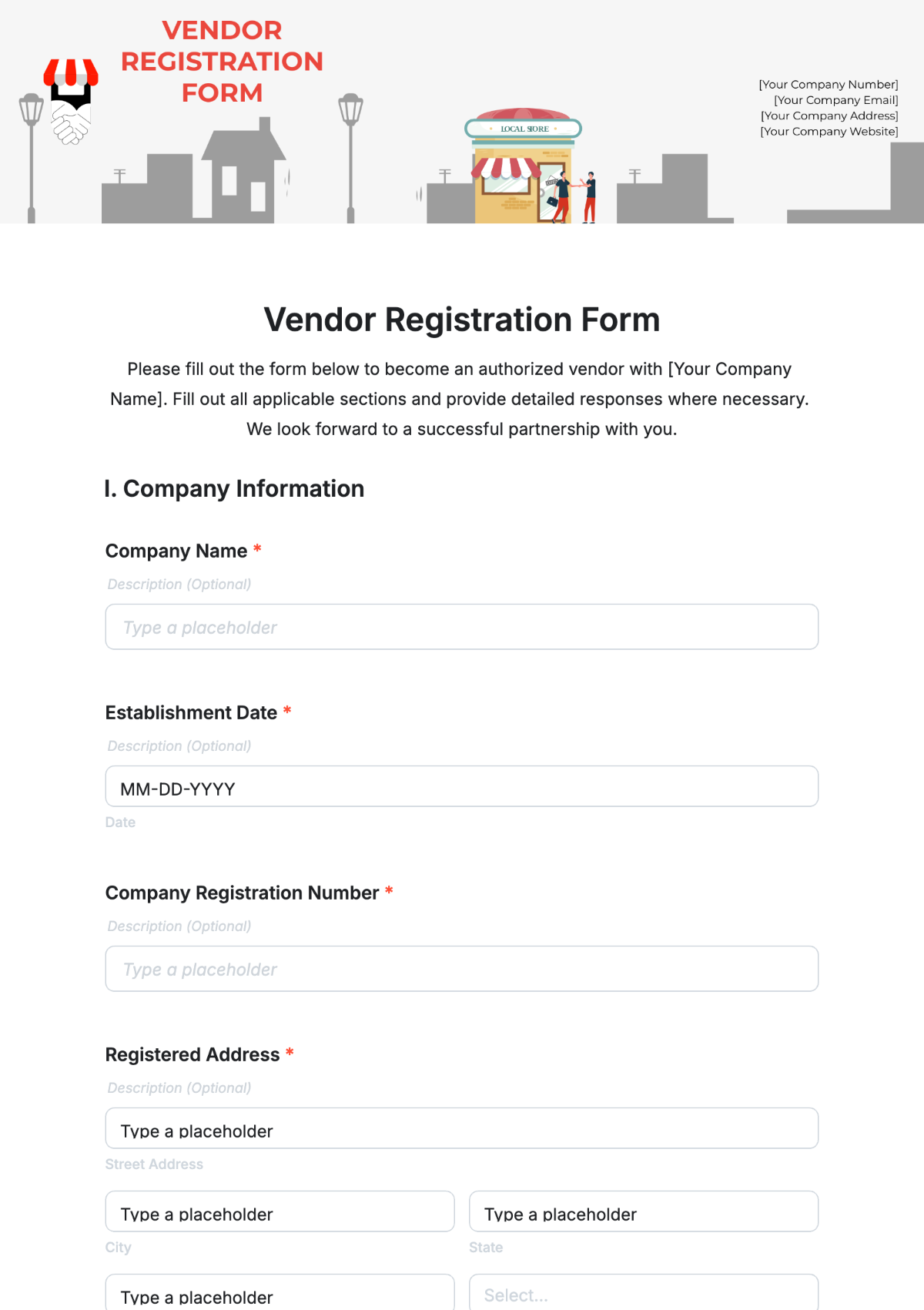 Free Registration Form Templates To Edit Online