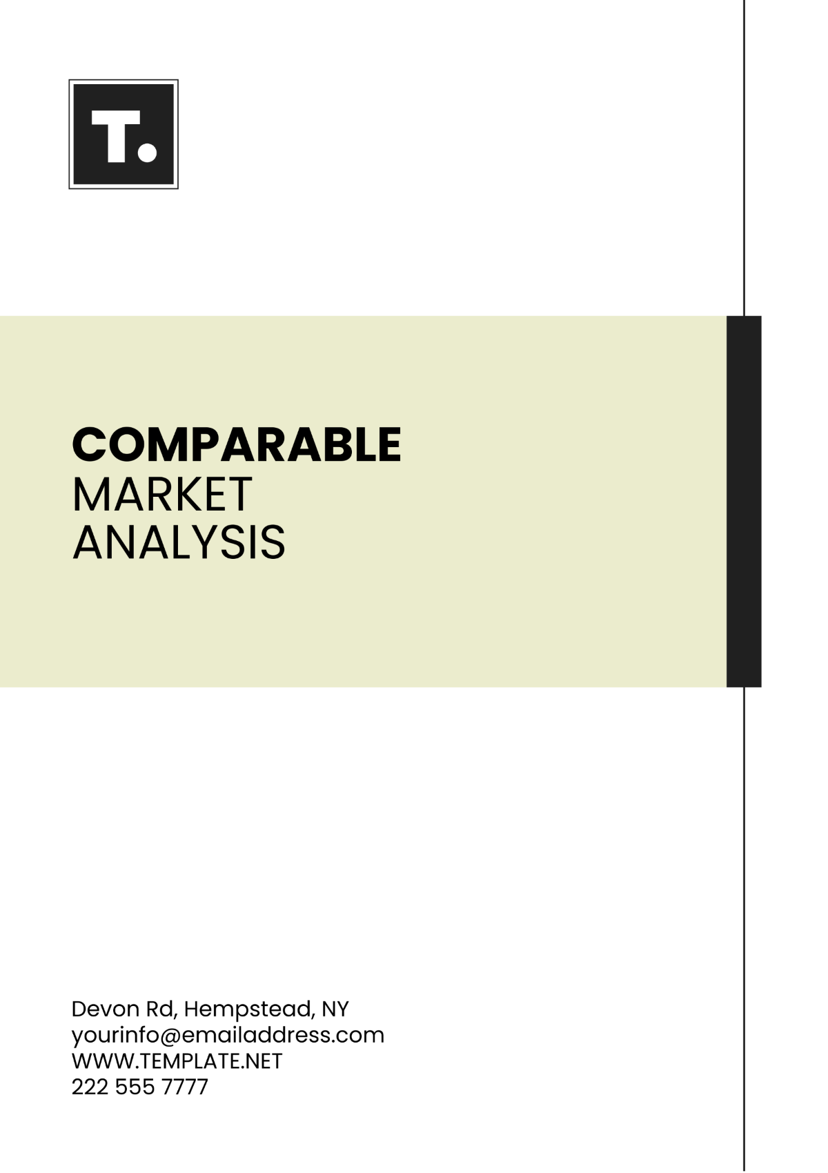 Free Market Analysis Templates Editable And Printable Free Market Analysis Templates Editable And Printable