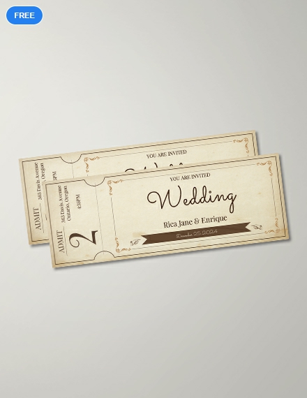 General Admission Ticket Template - Edit Online & Download Example ...