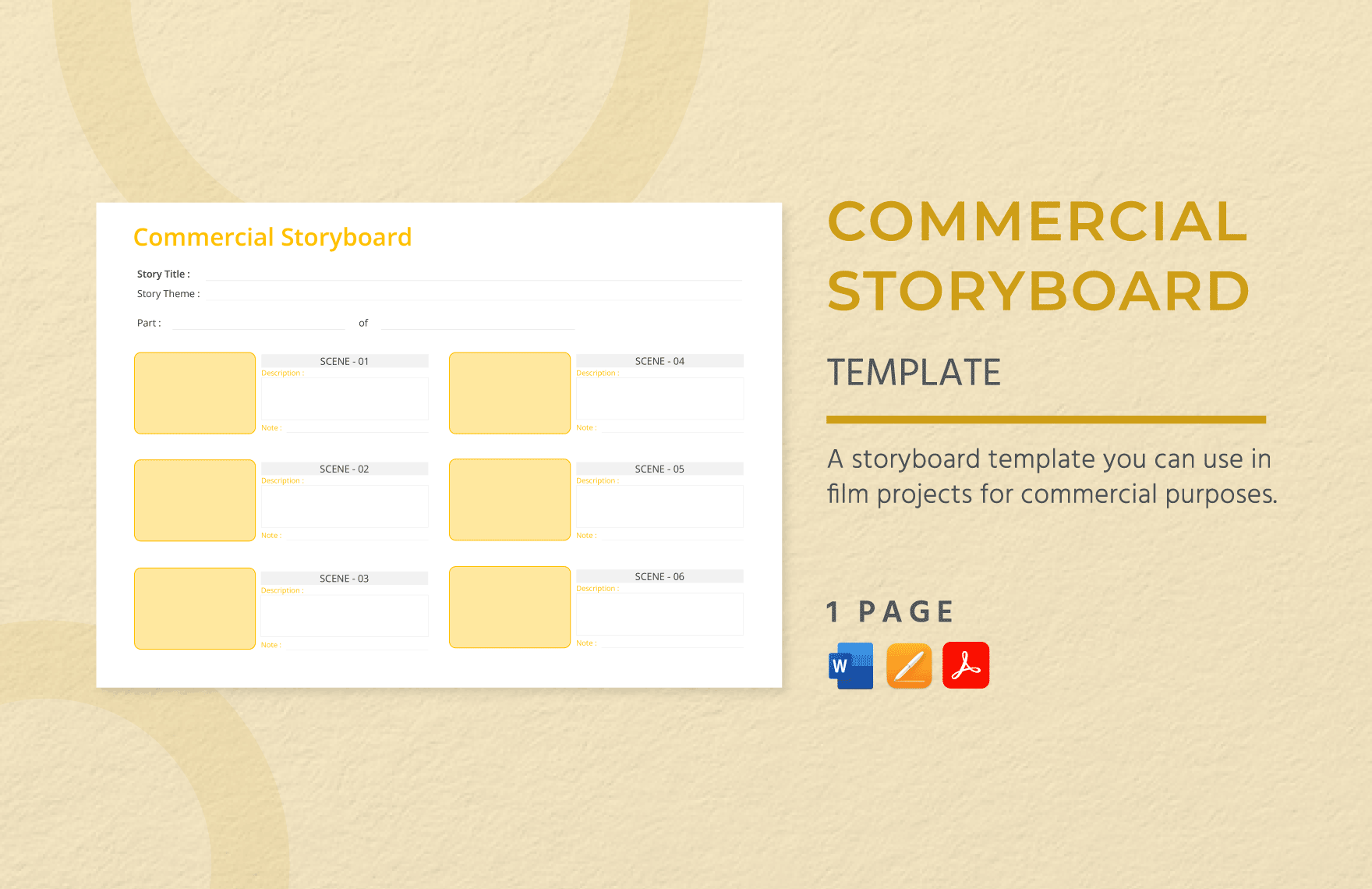 5+ Simple Storyboard Templates - DOC, PDF