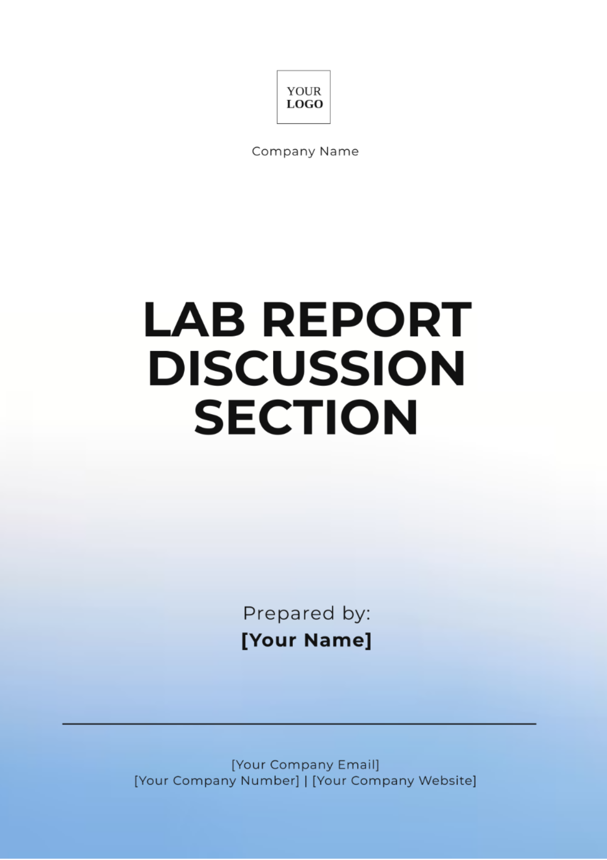 Free Lab Report Discussion Section Template To Edit Online