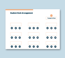 U Shaped Seating Arrangement Classroom Template in Microsoft word, PDF ...