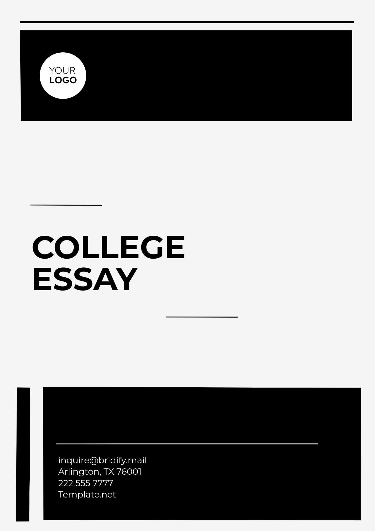 Free Thesis Templates To Edit Online Free Thesis Templates To Edit Online