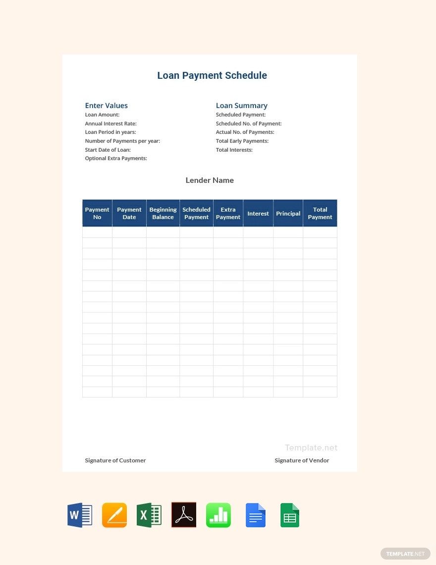 Payment Google Sheet Templates Free Download Template